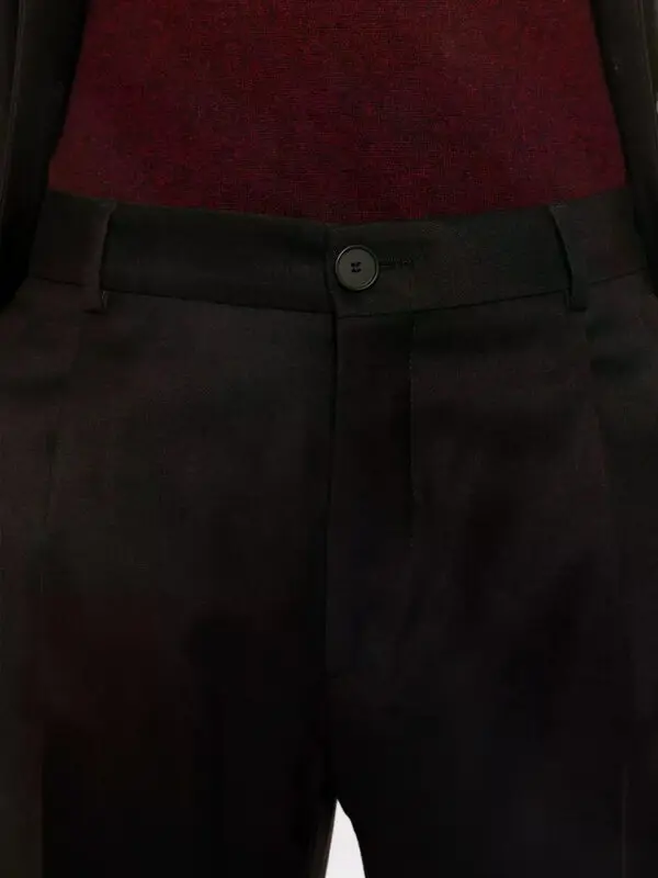 MANUEL RITZ Pleated Trousers - Brown