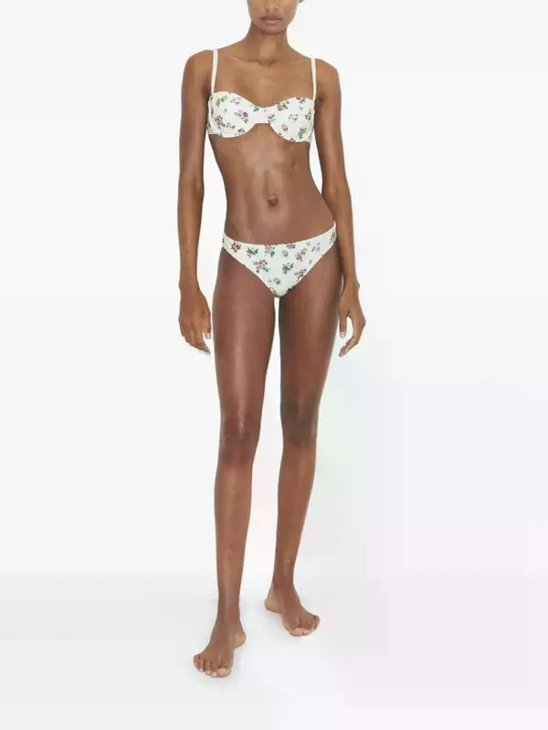 Tory Burch Printed Bikini Bottoms - Neutrals