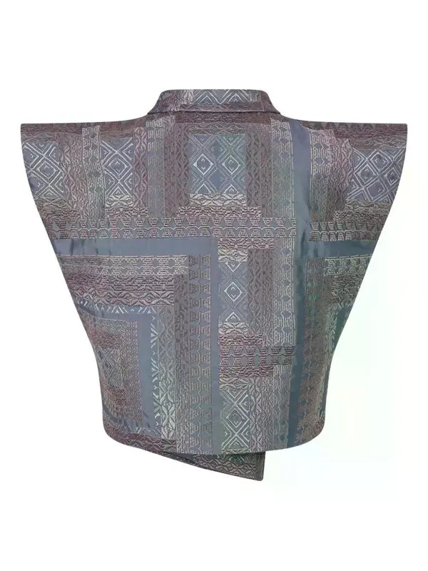 HUI MILANO Geometric-pattern Gilet