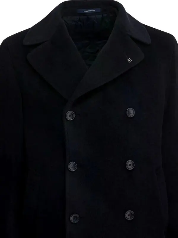 Tagliatore Double-breasted Coat - Blue