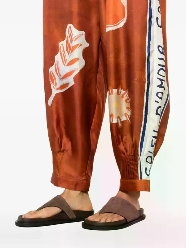 ALEMAIS Soleil D´amour Print Trousers