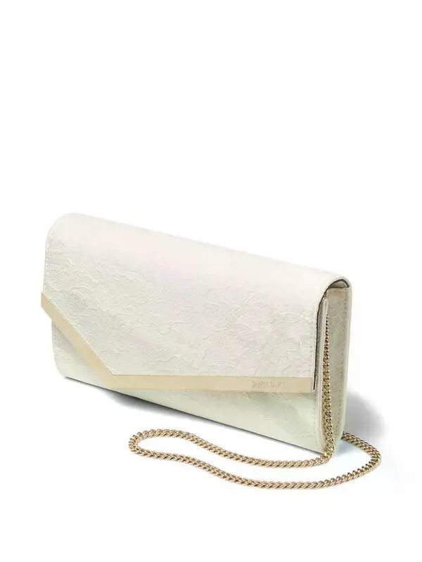JIMMY CHOO Emmie Floral Lace Clutch