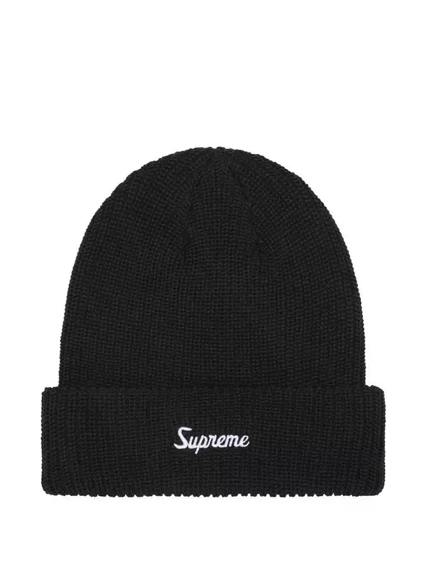 Supreme Loose Gauge Beanie - Black