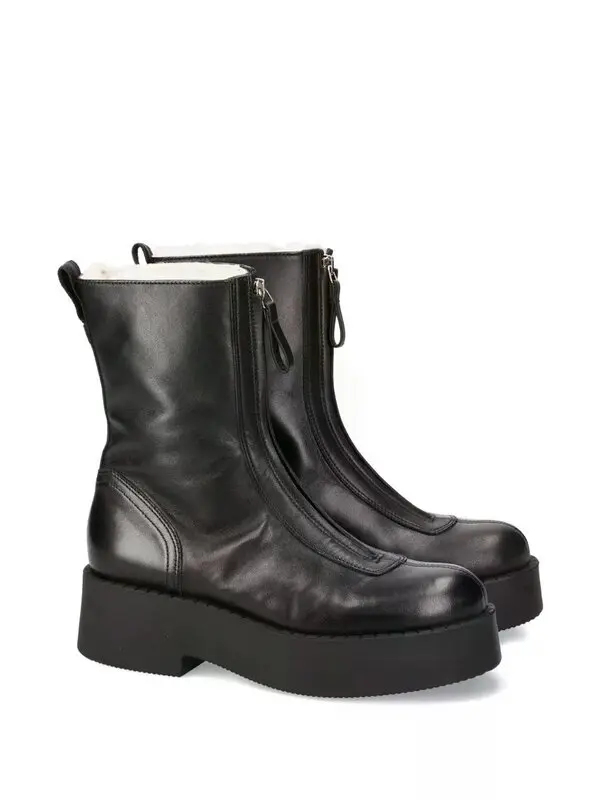 Premiata Platform Zip Boots
