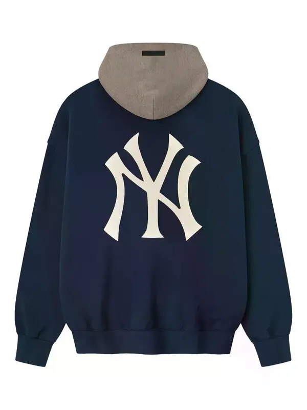 Fear Of God X Mlb Yankees Graphic Hoodie - Blue