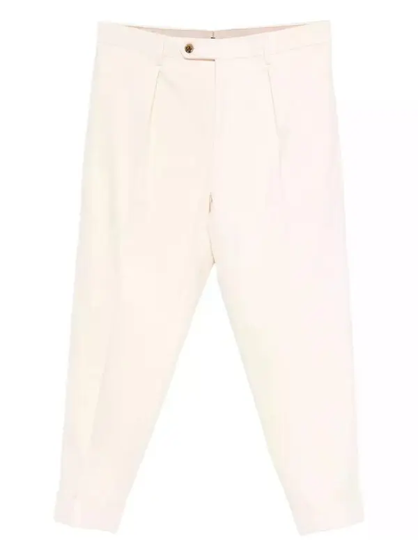 BERWICH Pleated Trousers - White