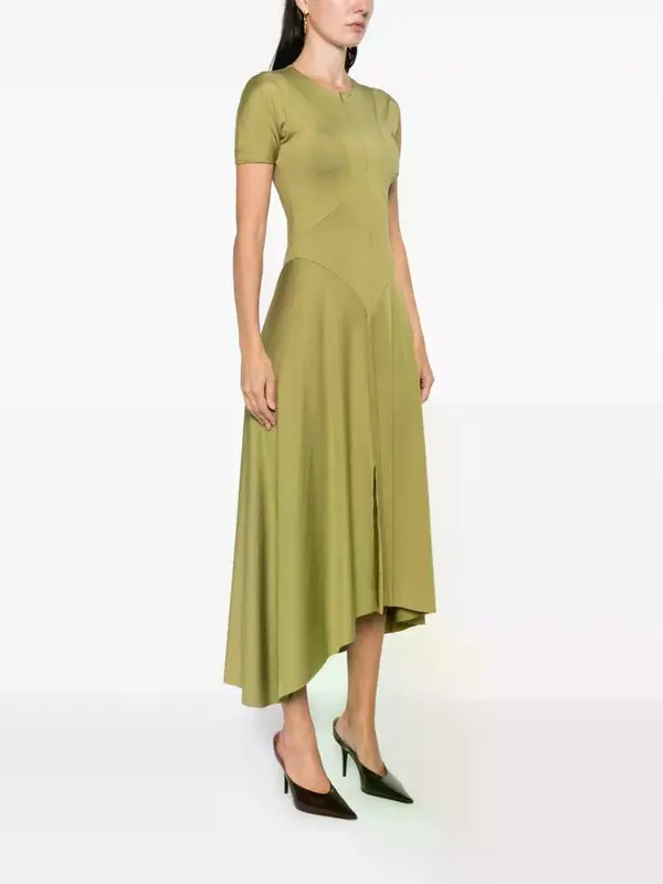 Victoria Beckham Zip Midi Dress