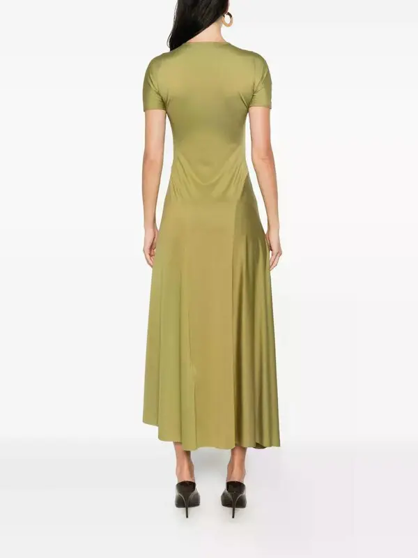 Victoria Beckham Zip Midi Dress