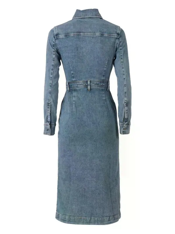 7 For All Mankind Button-up Midi Dress