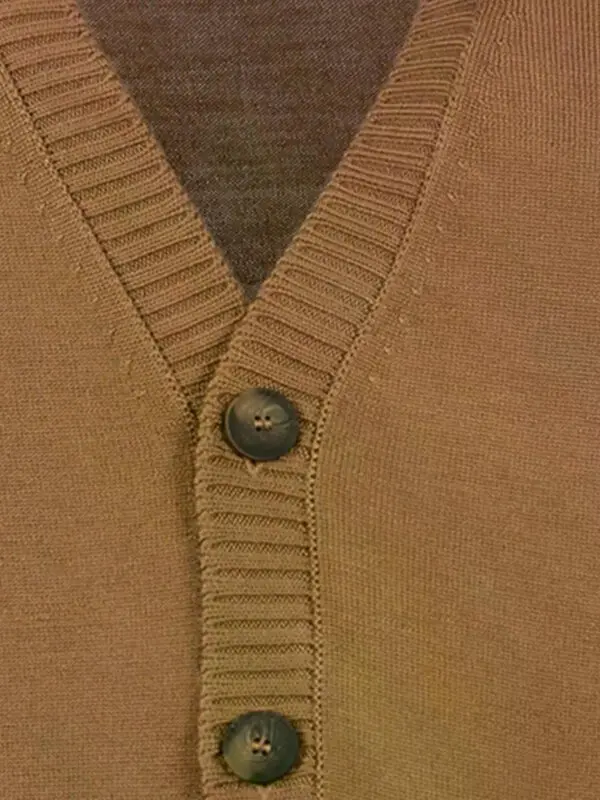 GRAN SASSO Button V-neck Cardigan
