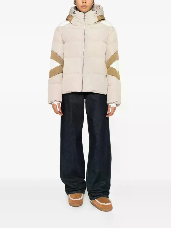 Fusalp Charloy Hooded Puffer Jacket - Neutrals