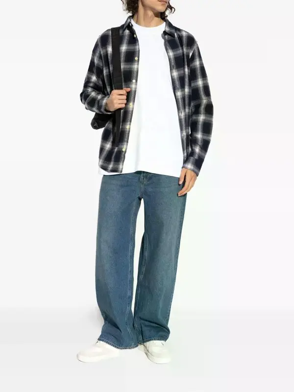 ALLSAINTS Check-embroidered Shirt