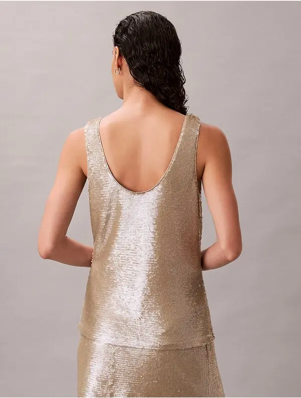 Calvin Klein Sequin Tank Top