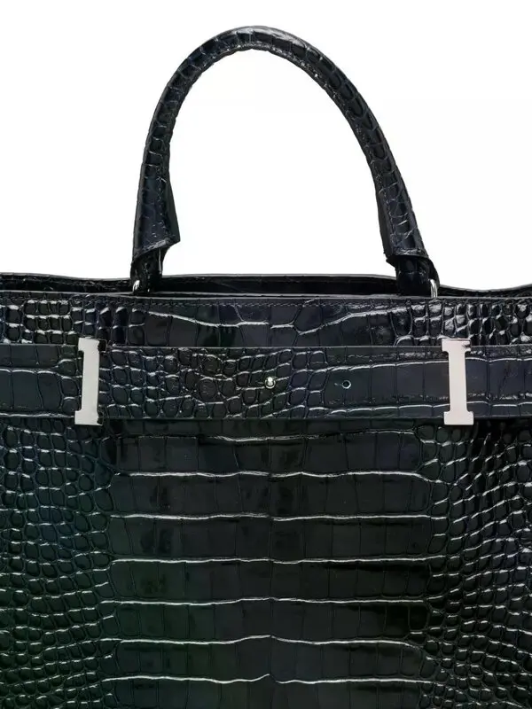 Iceberg Crocodile-effect Tote Bag