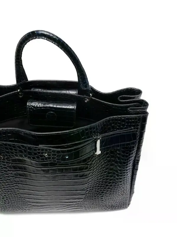 Iceberg Crocodile-effect Tote Bag