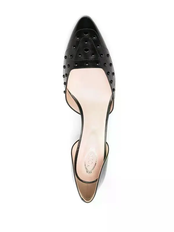 TOD'S Studded Pointed-toe Pumps