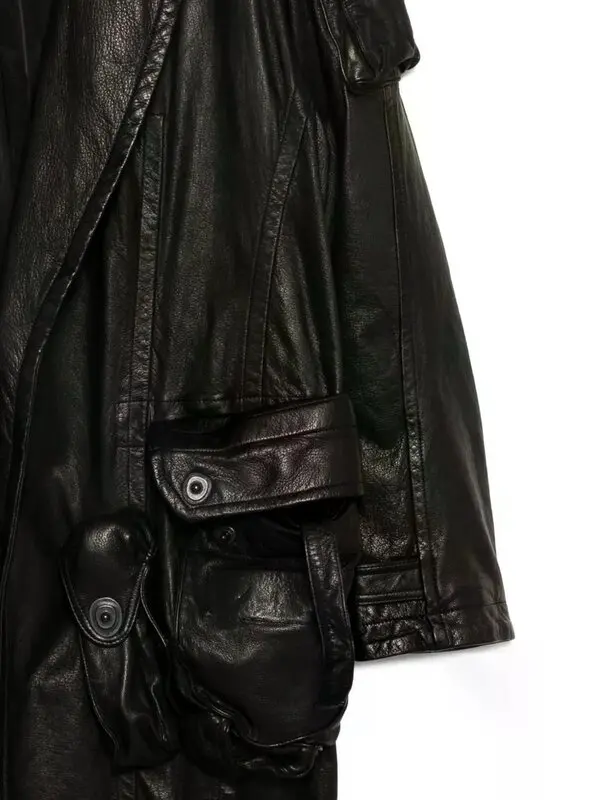 JULIUS Gas Mask Leather Coat