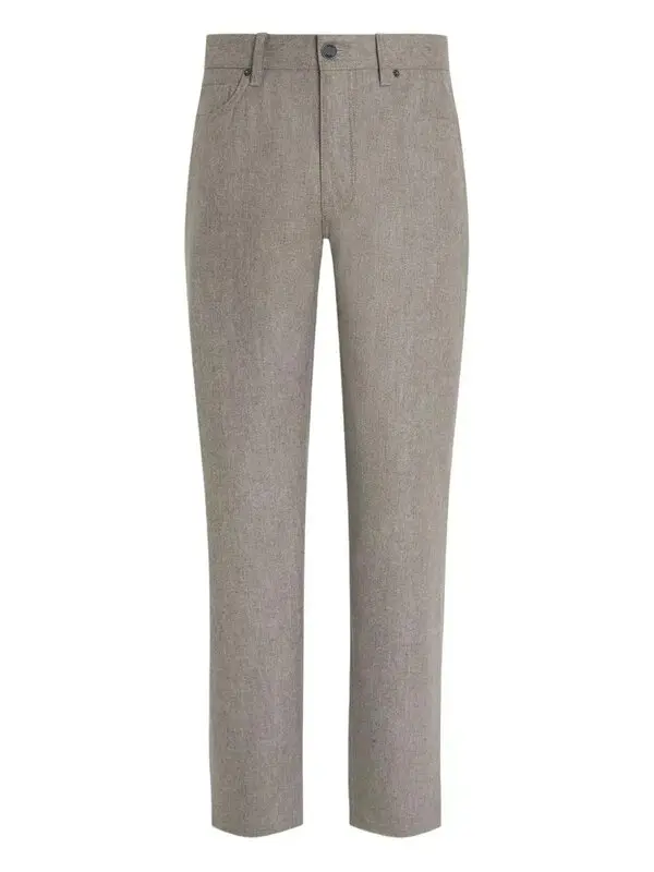 Zegna Roccia Trousers - Grey
