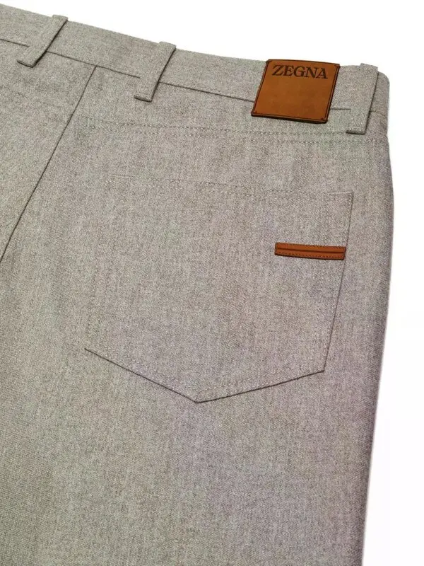 Zegna Roccia Trousers - Grey