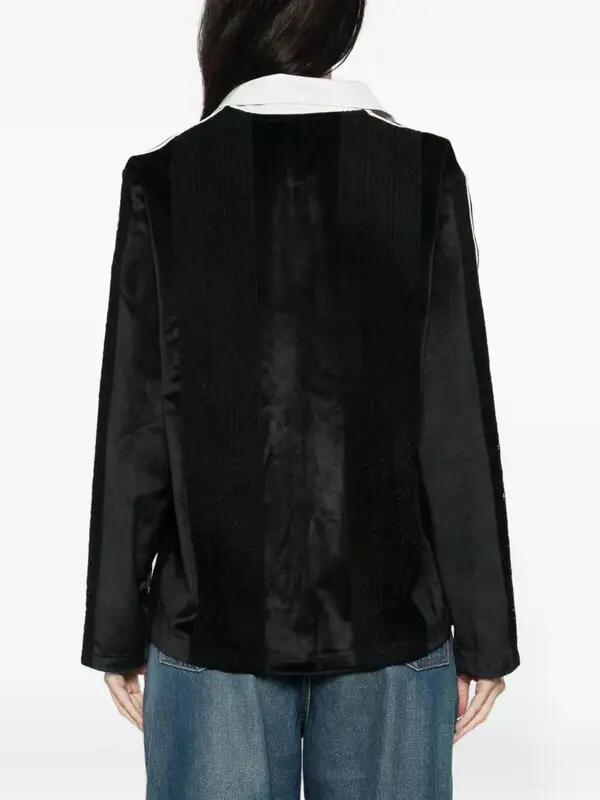 Adidas Winterised Soccer Polo Top - Black