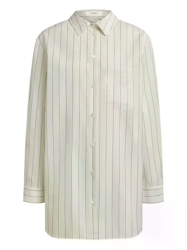 12 STOREEZ Striped Shirt - Neutrals