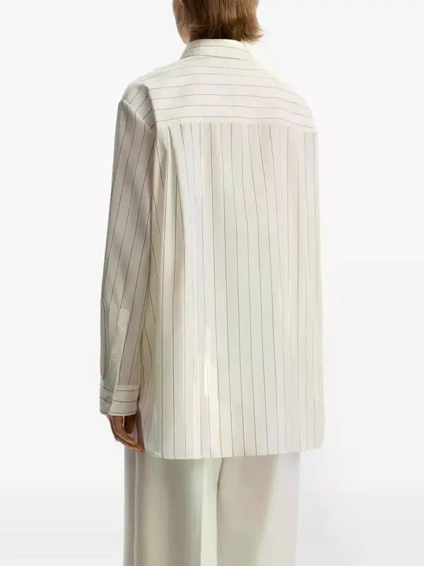 12 STOREEZ Striped Shirt - Neutrals