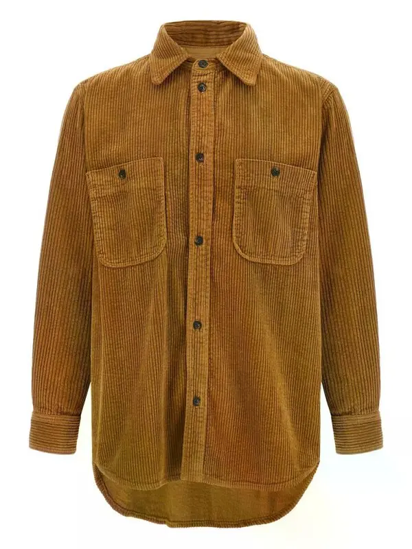 MARANT Nario Corduroy-effect Shirt - Brown