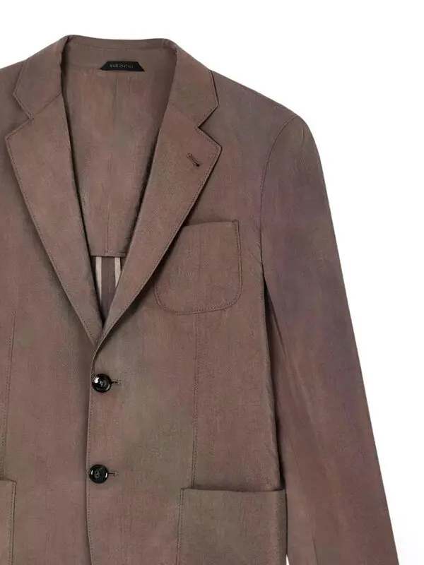 Giorgio Armani Single-breasted Patch-pocket Blazer