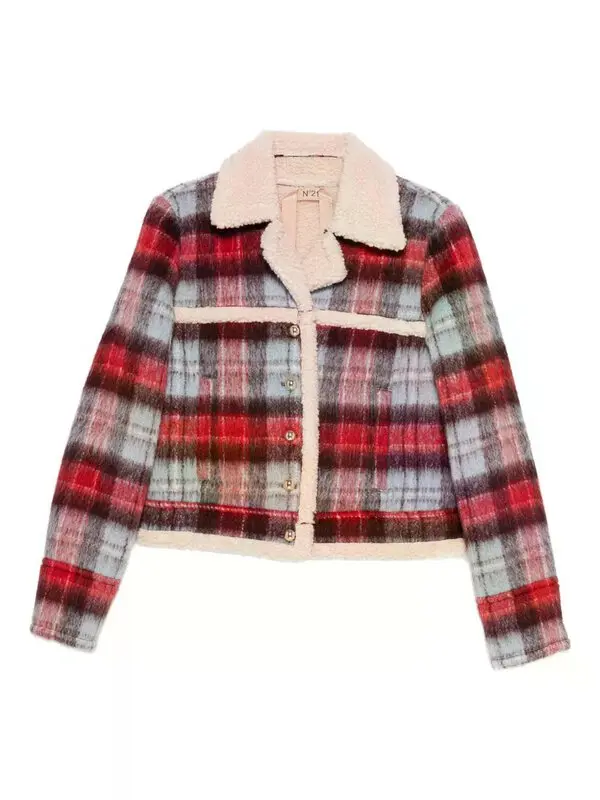 N°21 Checked Button Jacket
