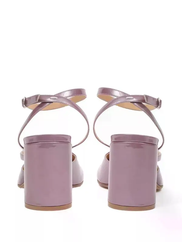MAISON MARGIELA Patent Leather Tabi Ankle Strap Pumps