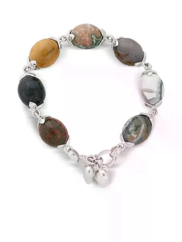 Tamara Comolli 18k White Gold Gemstone Bracelet - Silver