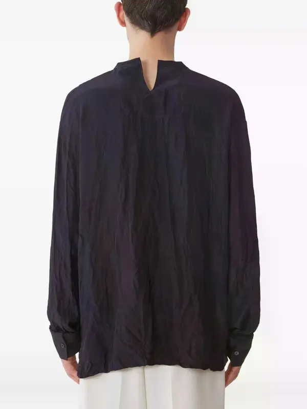 LANVIN Seam-detailed Shirt - Blue