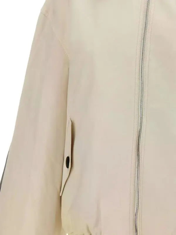 JACQUES Contrasting-collar Bomber Jacket