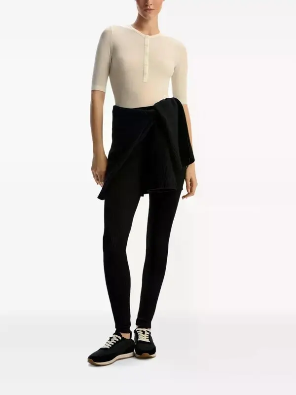 12 STOREEZ Henley-neck Bodysuit