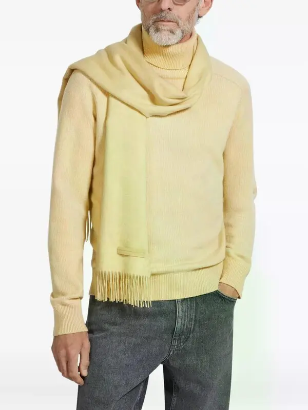 Zegna Fringed Cashmere Scarf
