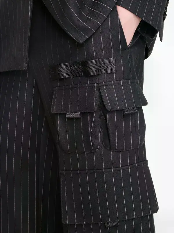 Off-White Pinstriped Cargo Pants