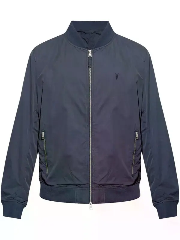 ALLSAINTS Ramskull Bomber Jacket - Blue