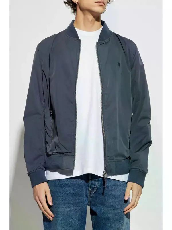 ALLSAINTS Ramskull Bomber Jacket - Blue