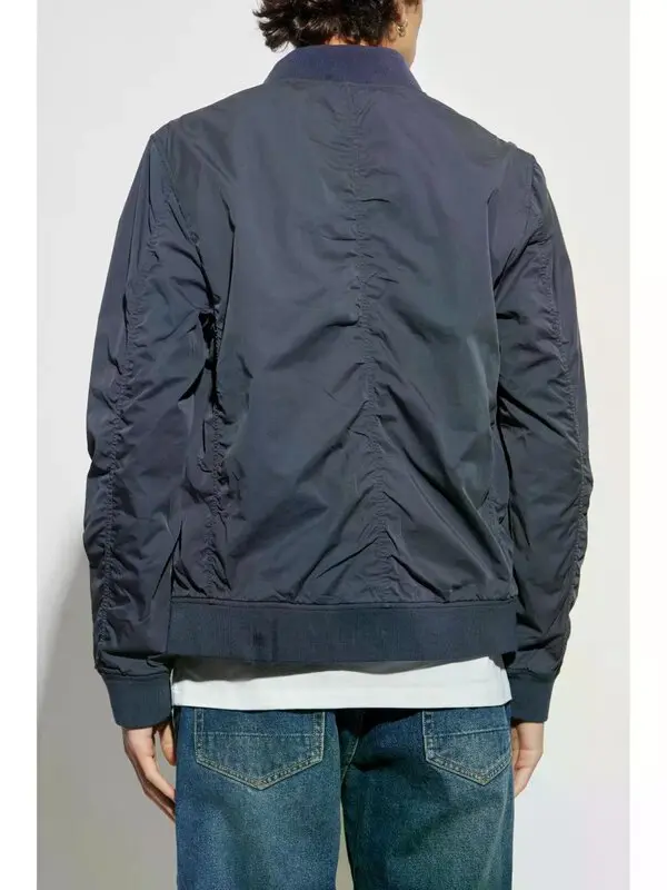 ALLSAINTS Ramskull Bomber Jacket - Blue