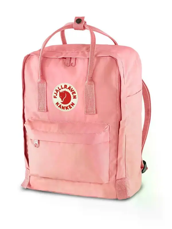 Fjallraven Logo-patch Backpack - Pink