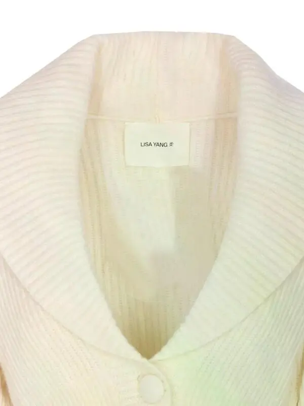 LISA YANG Alessandra Button Cardigan - Neutrals