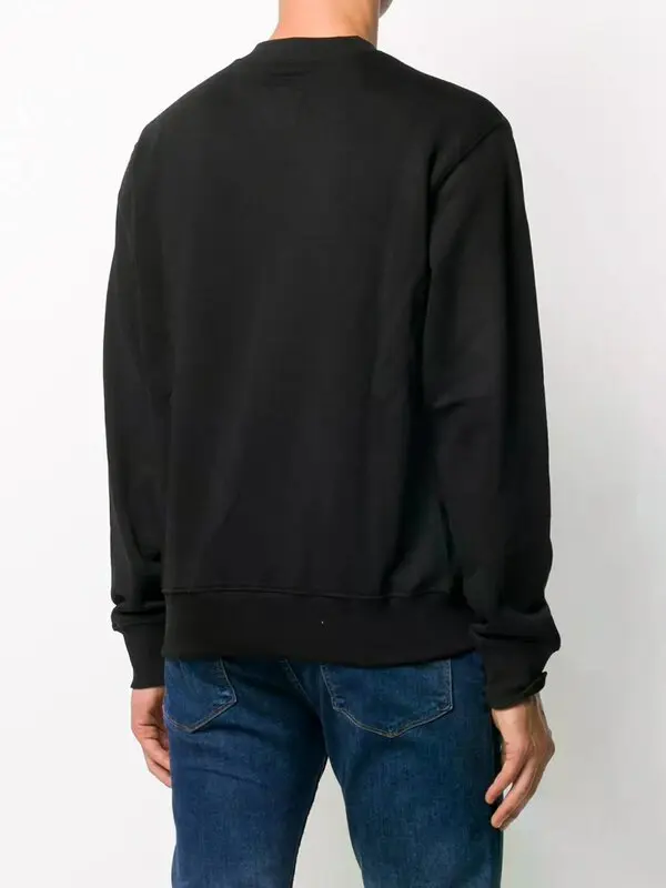 Versace Metallic Logo Print Jumper
