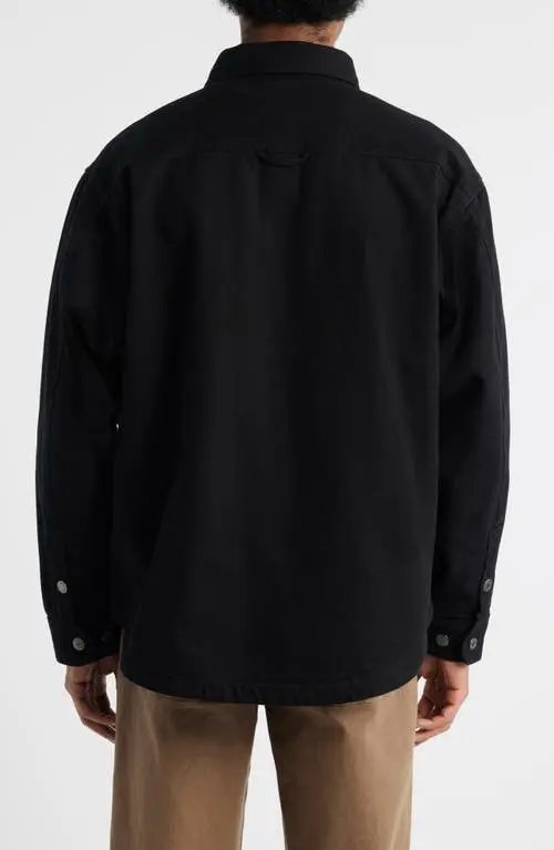 Carhartt Work In Progress Selby Cotton Canvas Shirt Jacket - Black