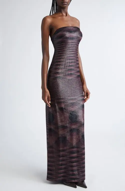 Missoni Flame Pattern Knit Dress