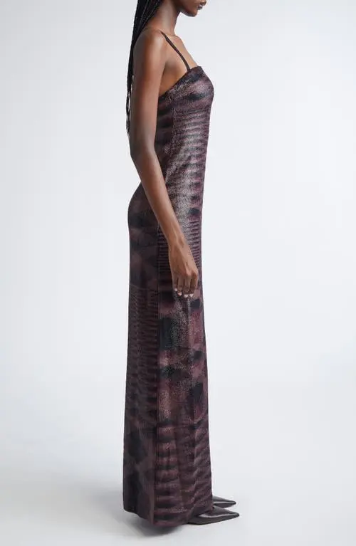 Missoni Flame Pattern Knit Dress