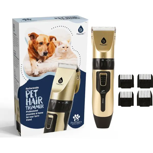 PURSONIC Rechargeable Pet Hair Trimmer Easy - Metallic Gold