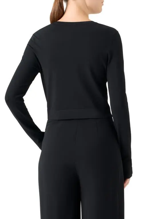 Akris Crop Crewneck Cardigan