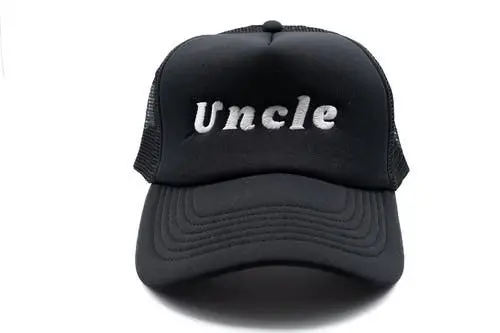 REY TO Z Uncle Trucker Hat - Black