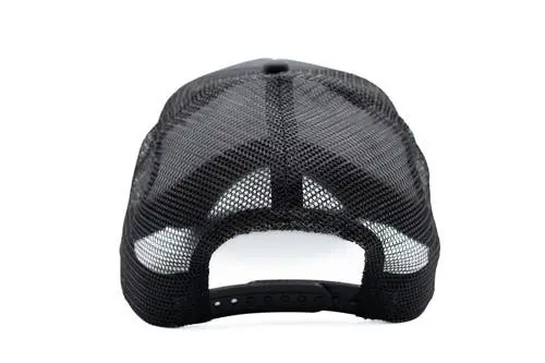 REY TO Z Nana Embroidered Trucker Hat - Black