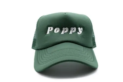 REY TO Z Poppy Foam Trucker Hat - Dark Green